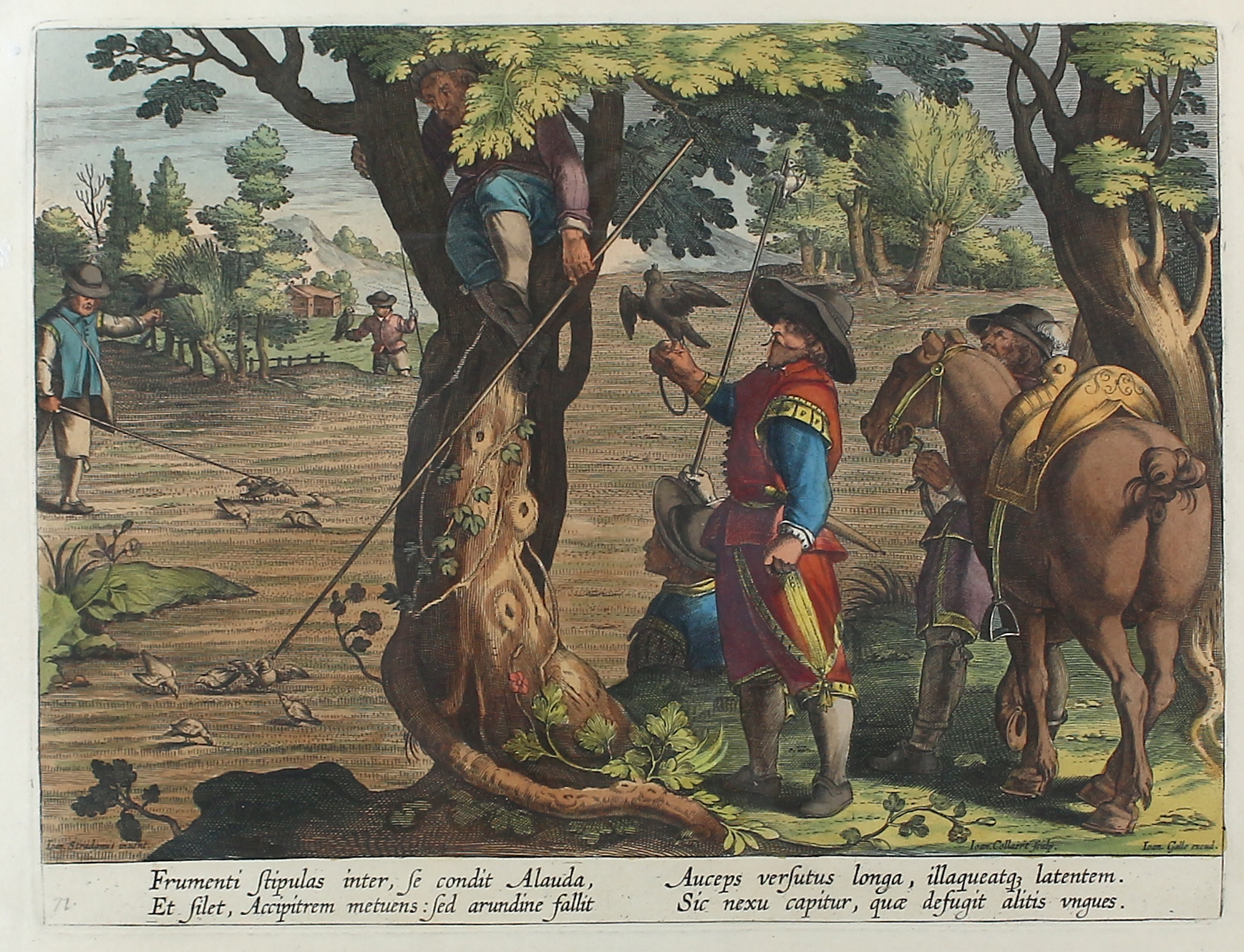 Jan II Collaert | Vogelfang (1600) | MutualArt