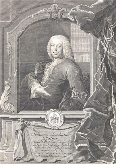 Elias Gottlob Haussmann | Johannes Zacharias Platner (1749) | MutualArt
