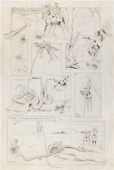 René Bull | An untold legend (1895) | MutualArt