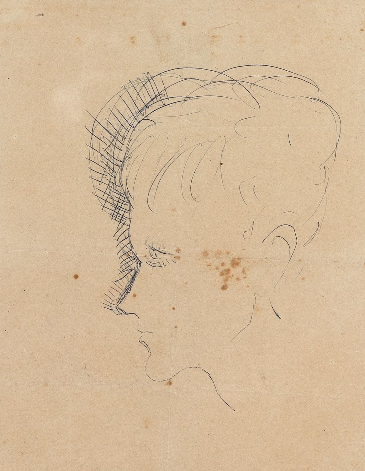 Cândido Portinari | Caricatura de João Candido (1946) | MutualArt
