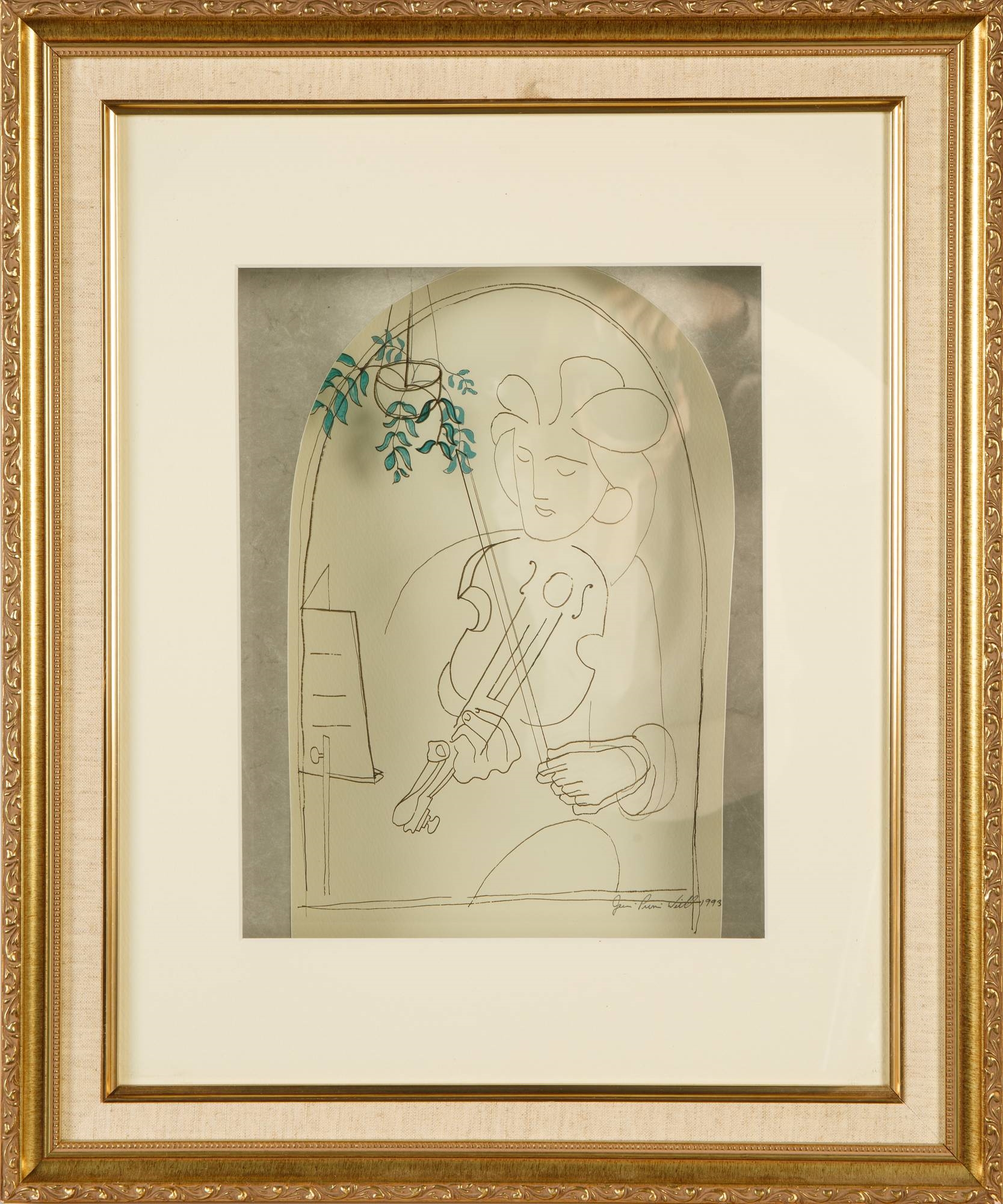 Jean-Pierre Weill | Woman Violinist (1993) | MutualArt