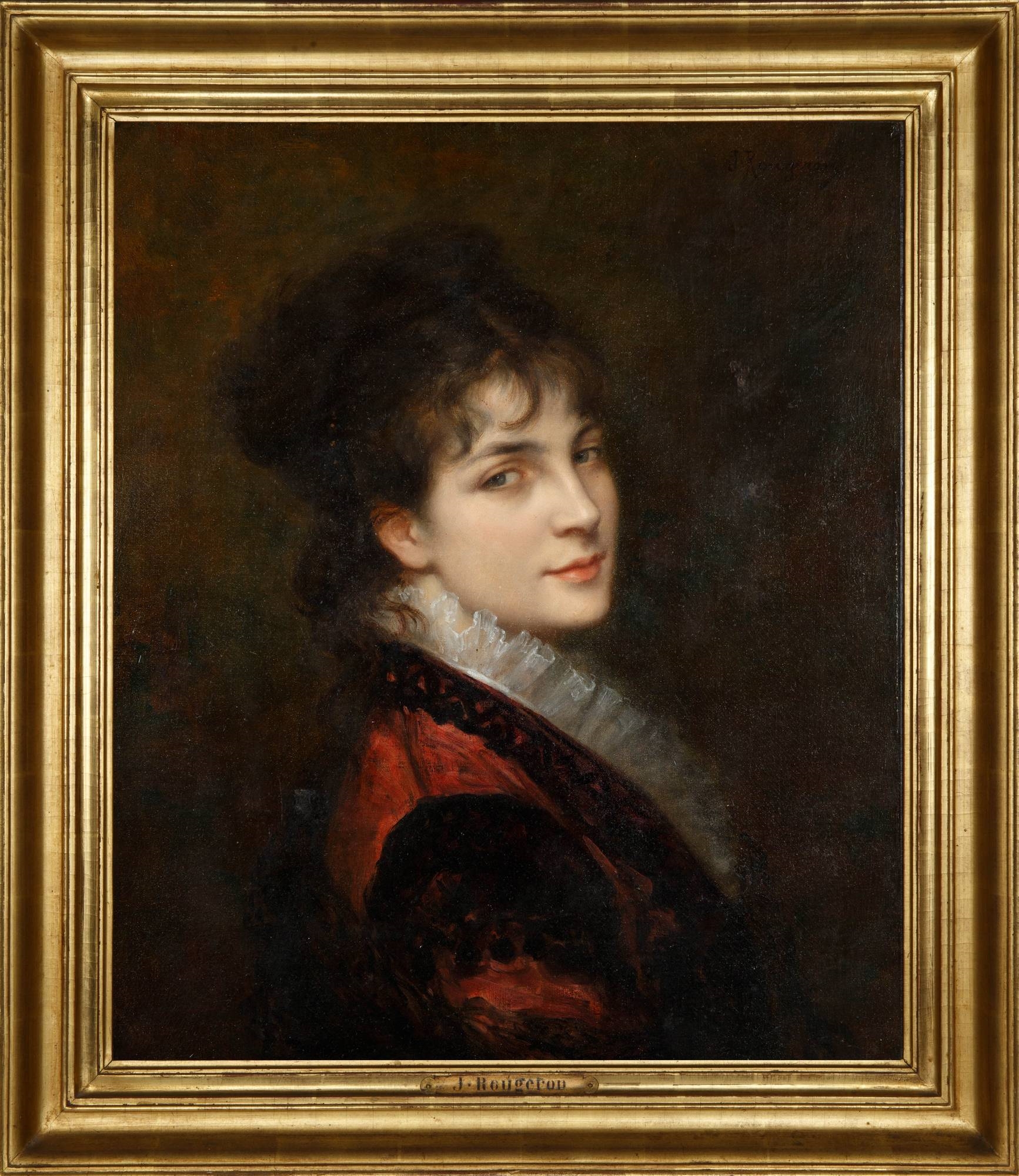 Jules James Rougeron | Portrait of a Young Beauty | MutualArt