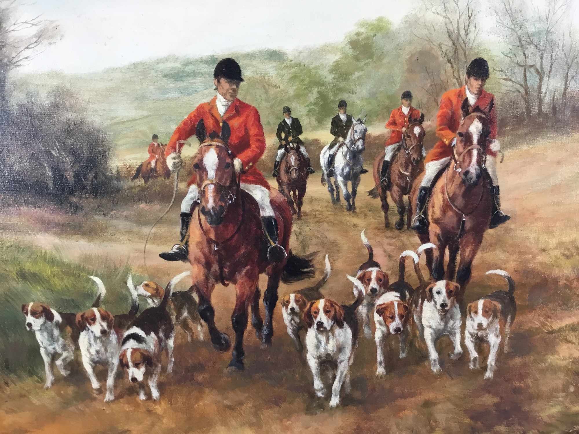 B. Collins | Hunters and hounds | MutualArt