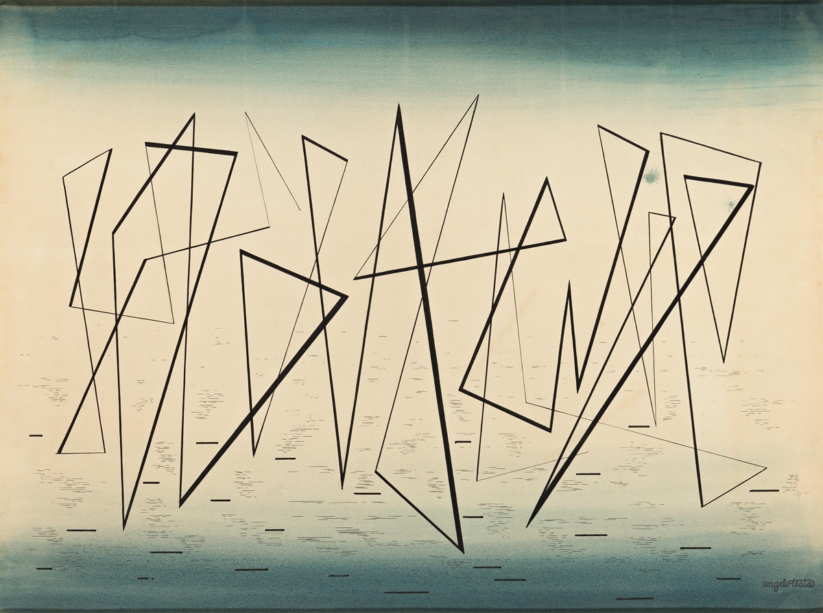 Angelo Testa | #41, Linear Ballet. (1916 - 1962) | MutualArt