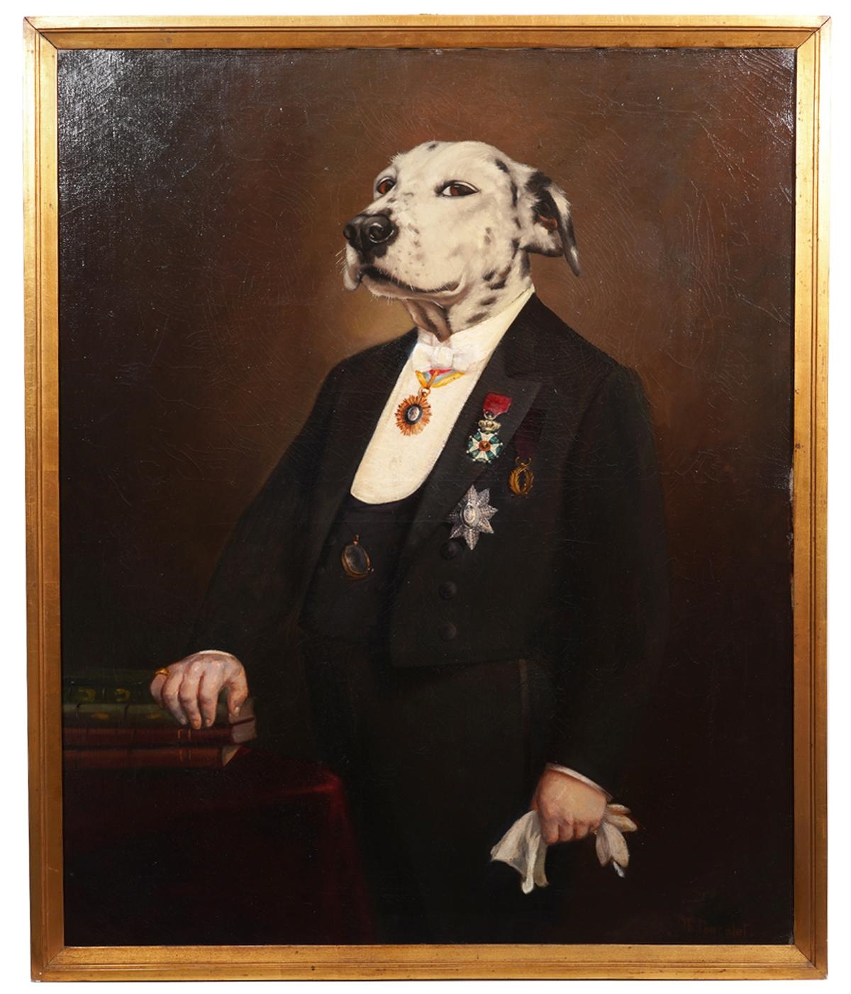 Thierry Poncelet | Thierry Poncelet Portrait of a Dog as an Officer ...