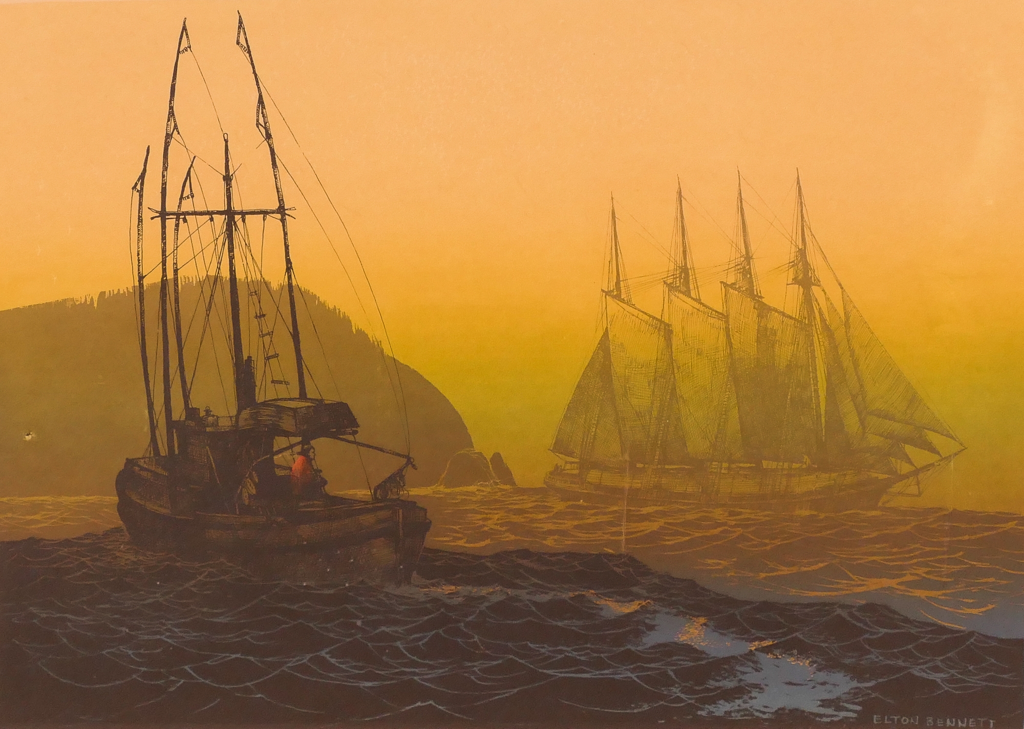 Elton Bennett | The Offshore Wind | MutualArt