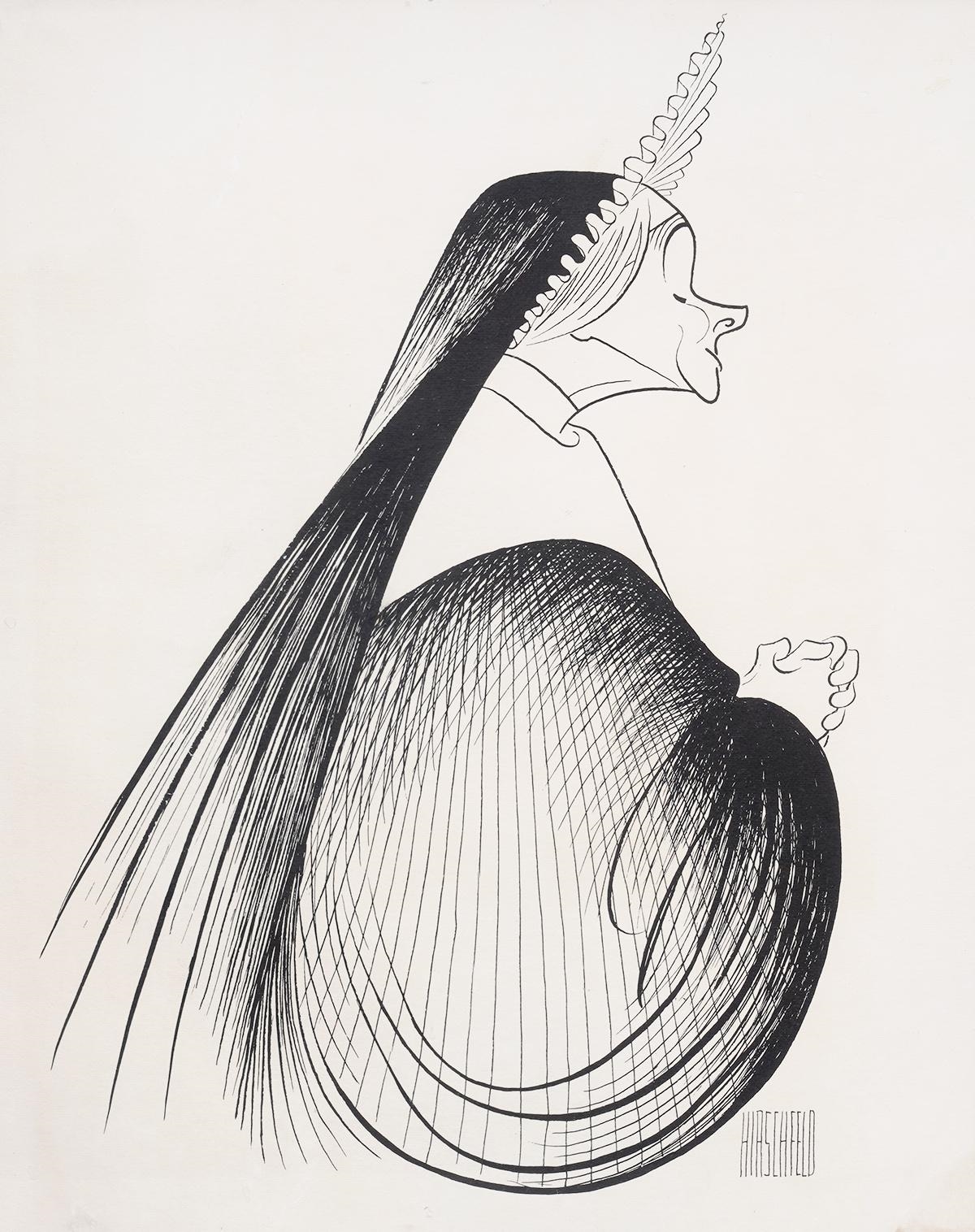 Al Hirschfeld | 2 Al Hirschfeld Signed Lithograph Prints | MutualArt