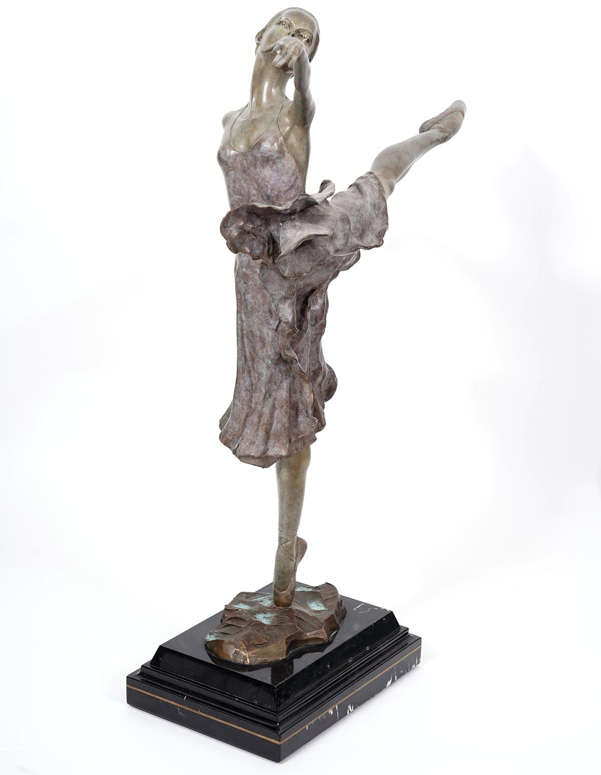 Mario Jason | Mario Jason Bronze Sculpture 'Miss Lorraine' | MutualArt