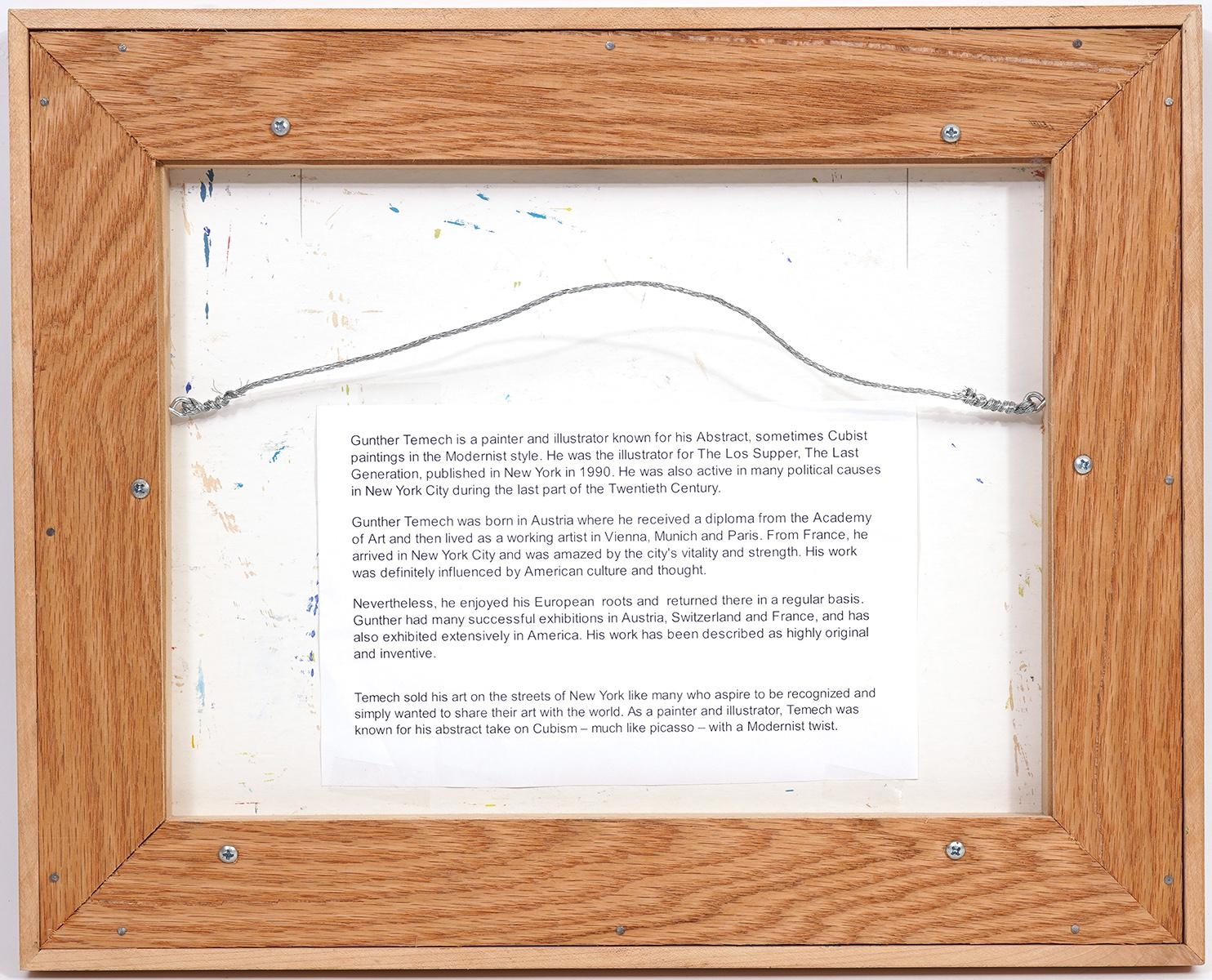 Gunther Temech | Gunther Temech 1994 Oil Painting on Board (1994 ...