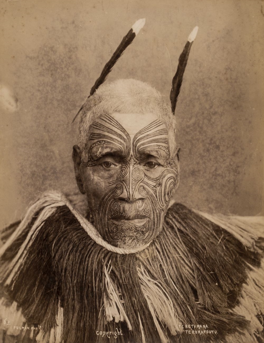 Elizabeth Pulman | Portrait of the Maori Chief Teroro Tamati (Circa ...