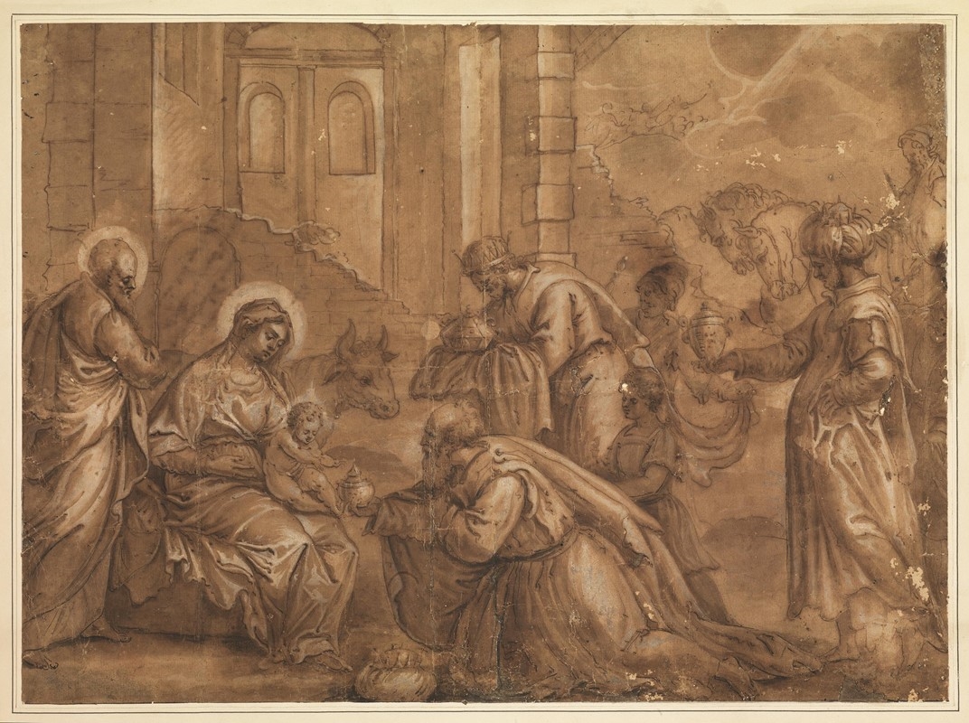 Venetian School, 17th Century | THE ADORATION OF THE MAGI (17th Century) | MutualArt