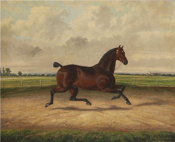 Albert Clark | County Member Jnr - A carriage horse | MutualArt