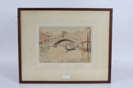 William Bernard Reid | the Rialto Bridge Venice | MutualArt