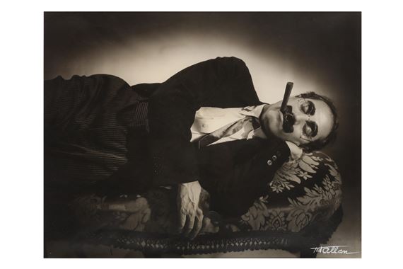 Ted Allan | 5 WORKS; JEAN HARLOW; ARTIST IN HIS STUDIO WITH PHOTOGRAPH ...