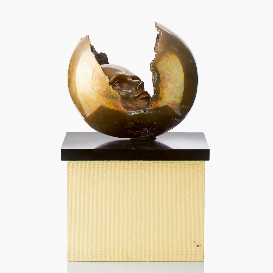 Jens-Flemming Sorensen | Broken Sphere with Woman’s Face | MutualArt