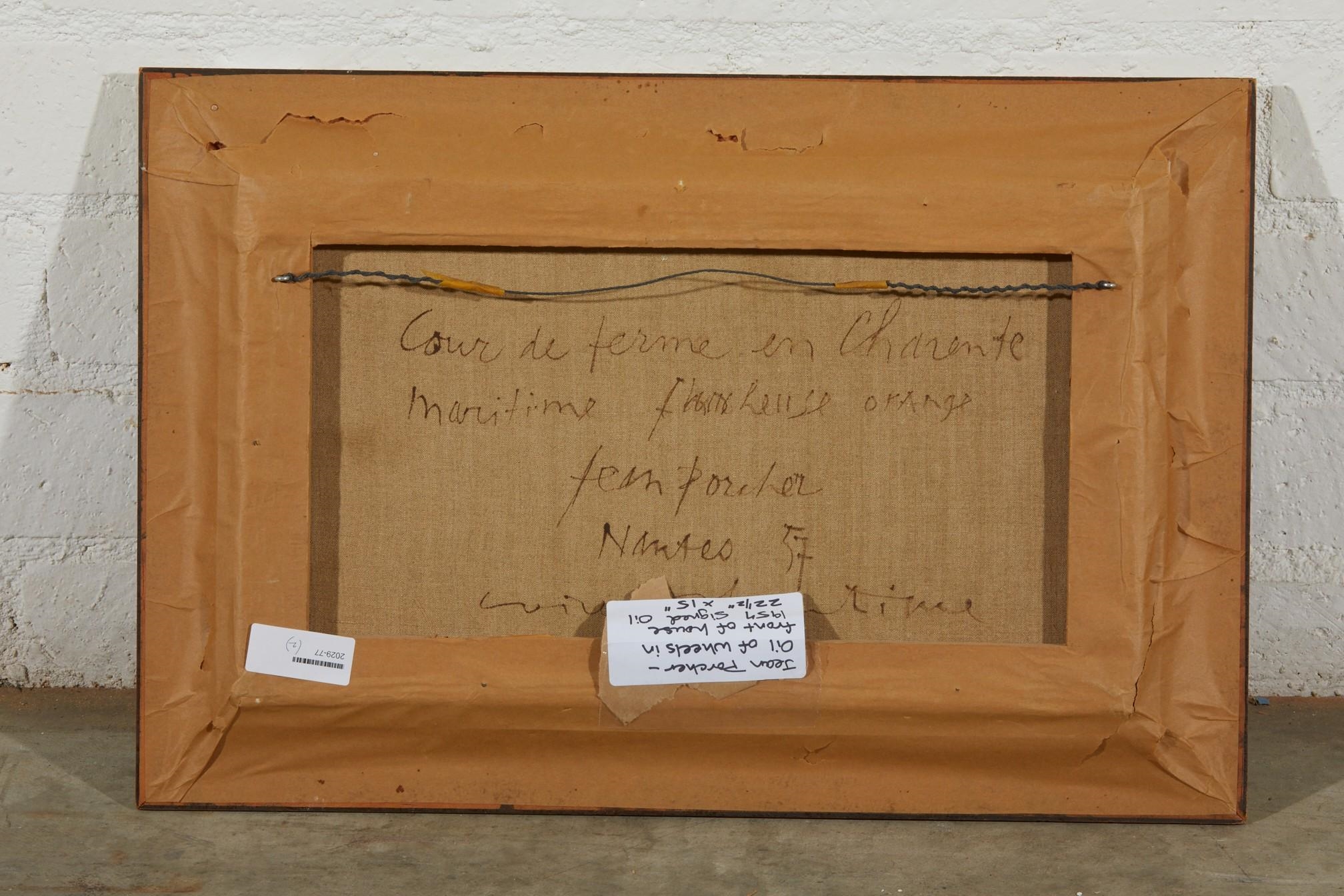 Jean Porcher | Wagons before buildings | MutualArt