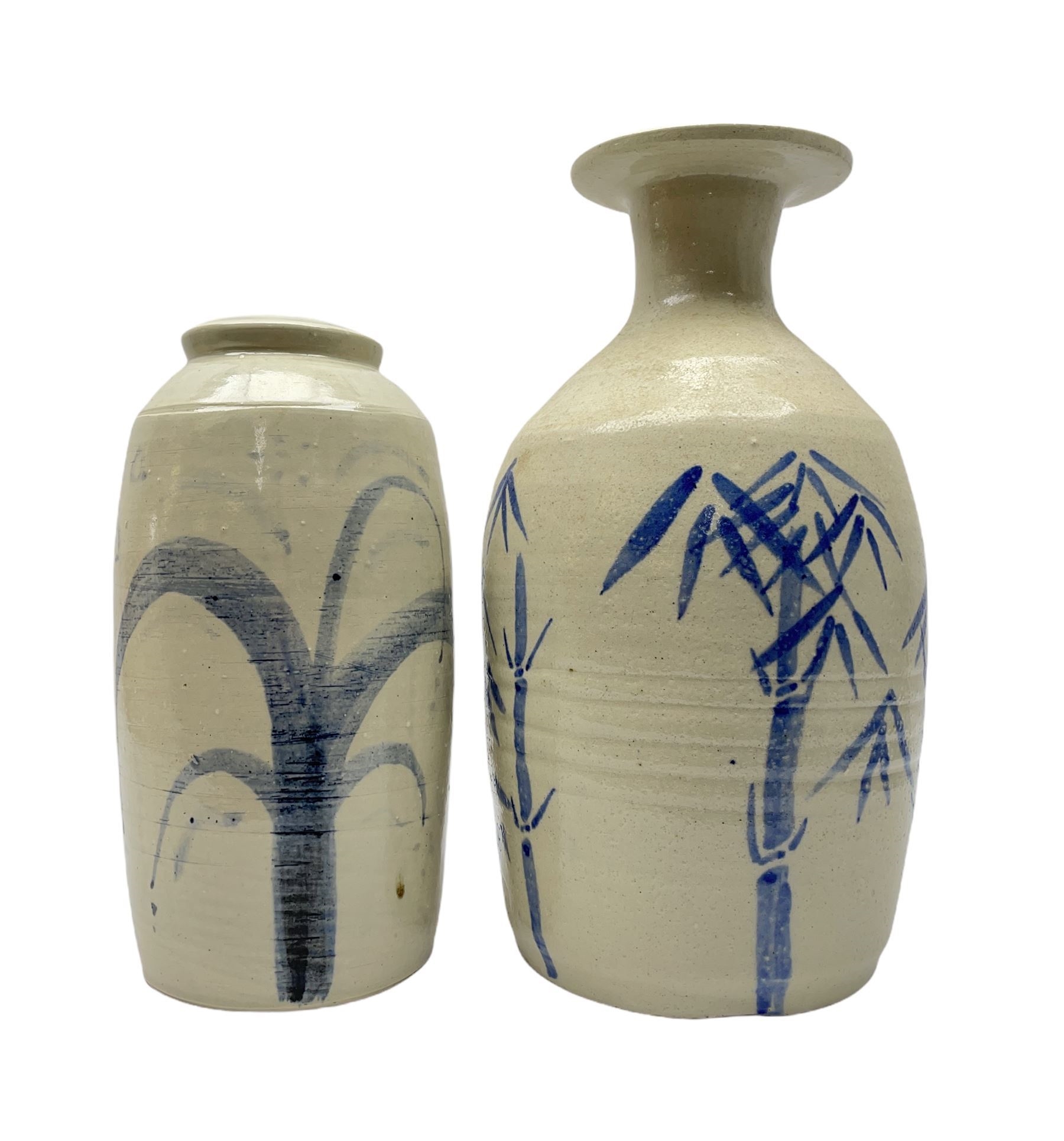 Jeremy Leach | Two Lowerdown Pottery Stoneware vases | MutualArt