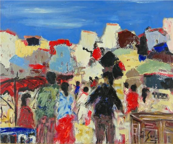Jean Sardi | Le marché aux puces | MutualArt