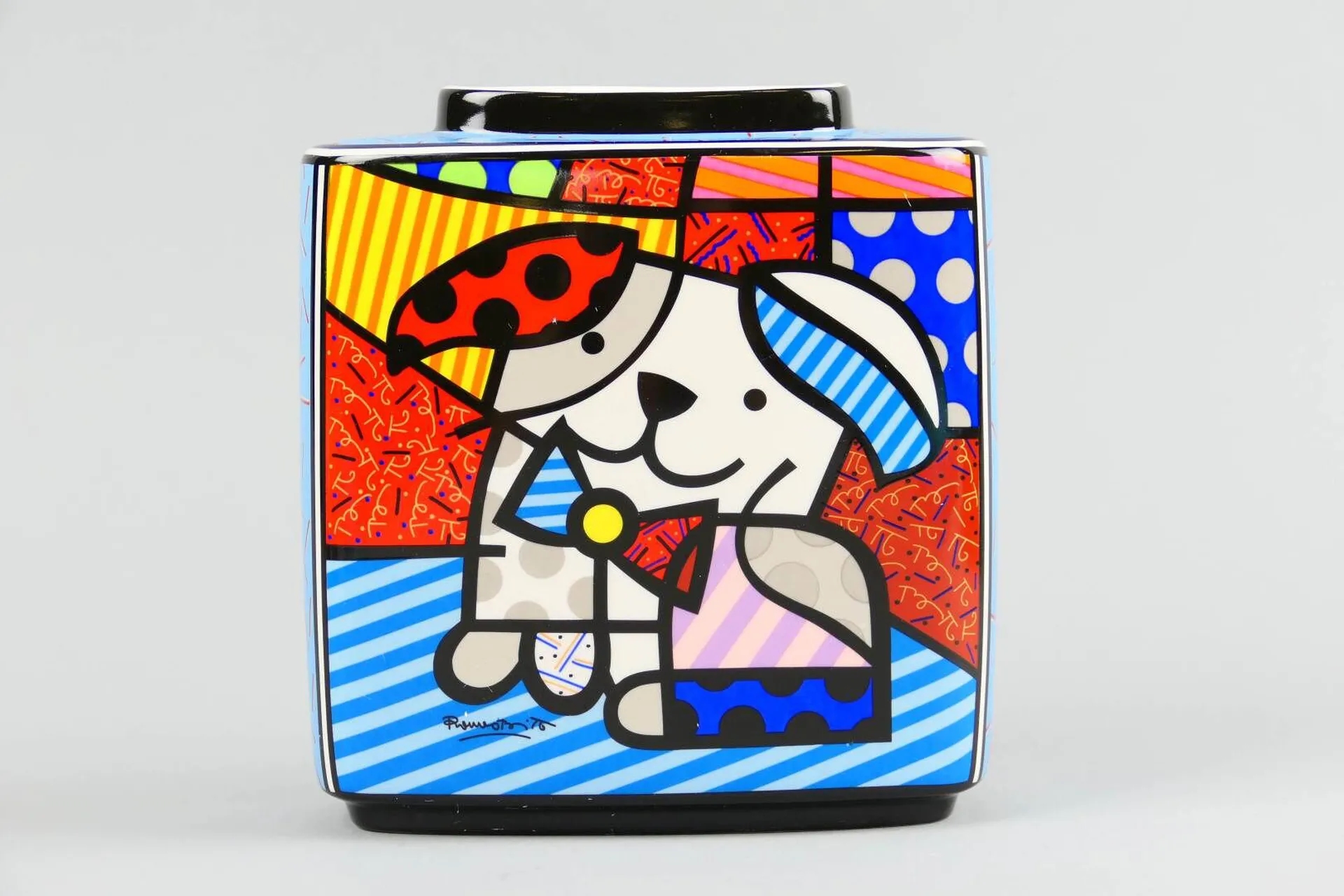 Romero Britto | Ginger - Vase | MutualArt