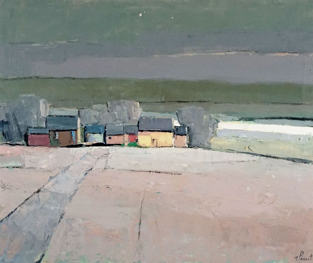 Marc Poissant | Untitled - Winter Village | MutualArt