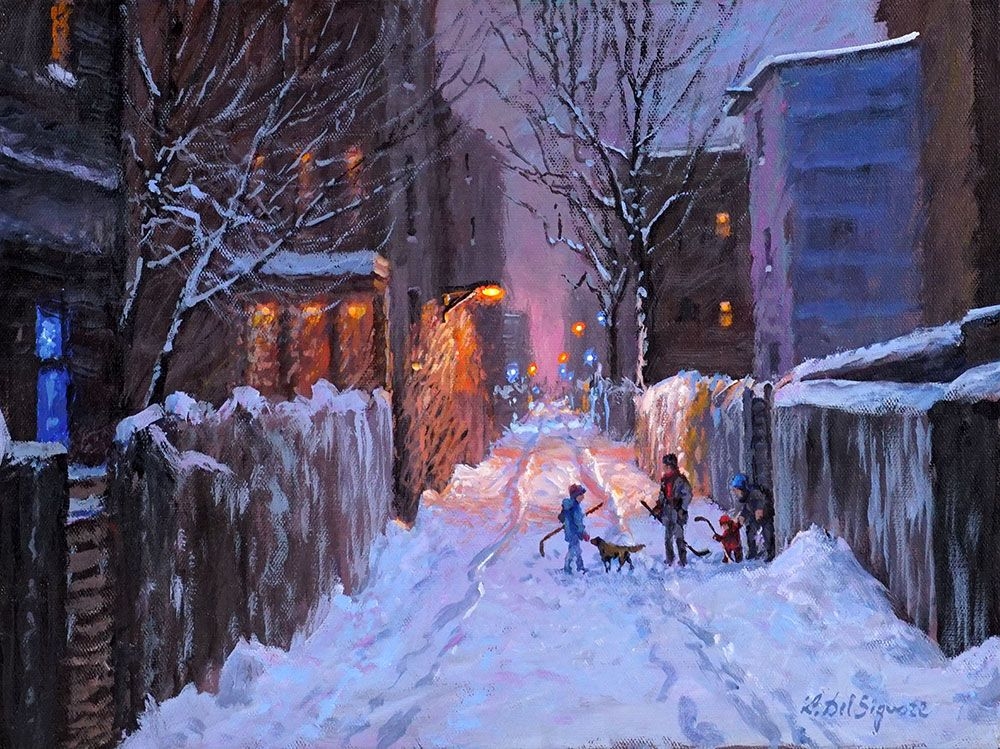 Littorio del Signore | La famille québécoise (2018) | MutualArt