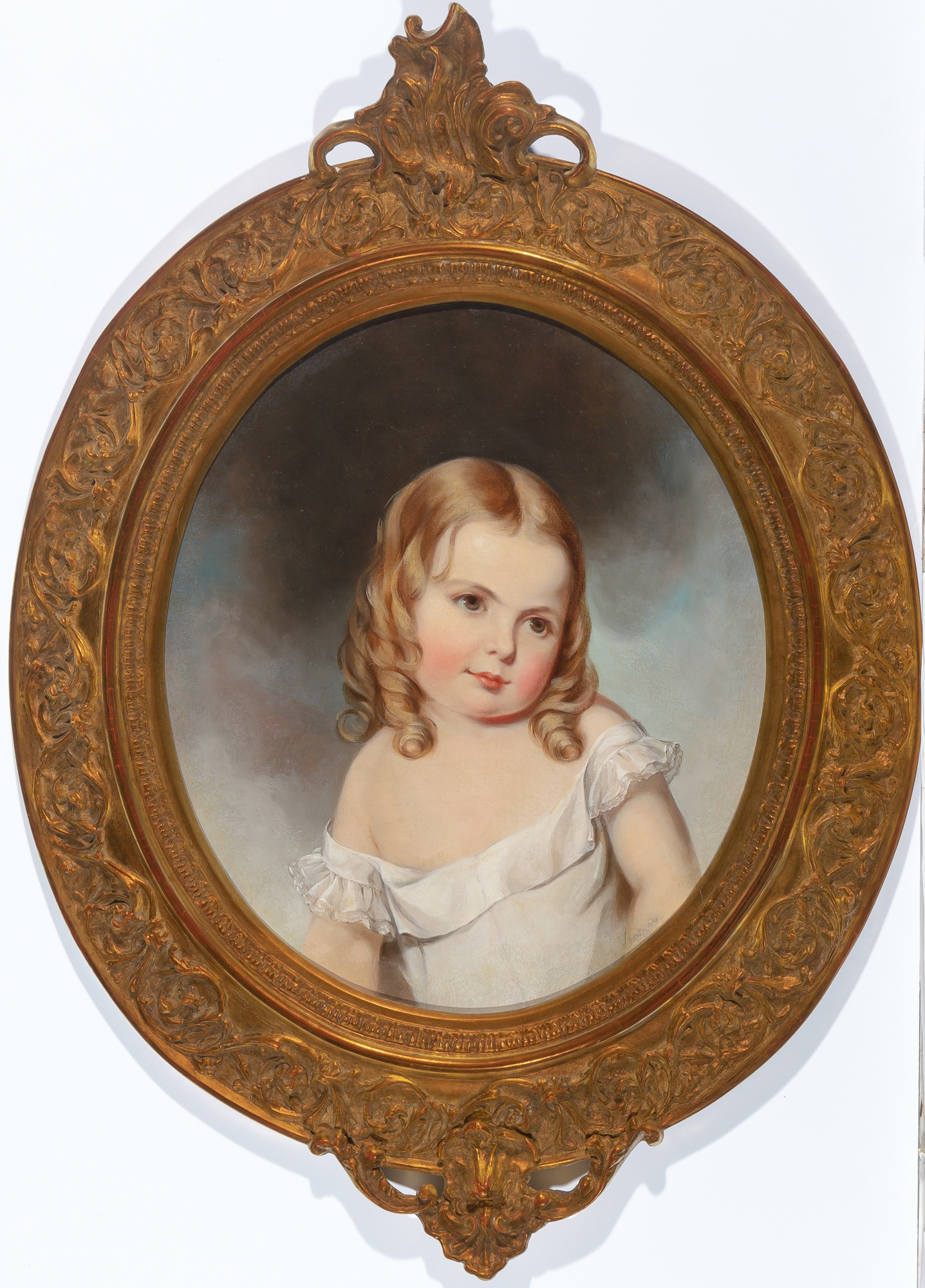 Jane Cooper Sully Darley | Portrait of Ellie Kendall (1848) | MutualArt