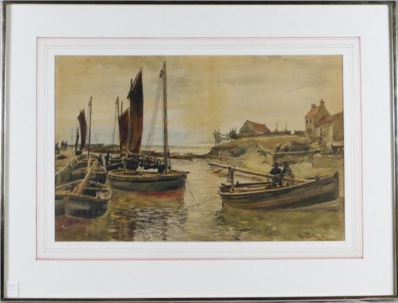 Alexander Ballingall | Untitled: Harbour Scene | MutualArt