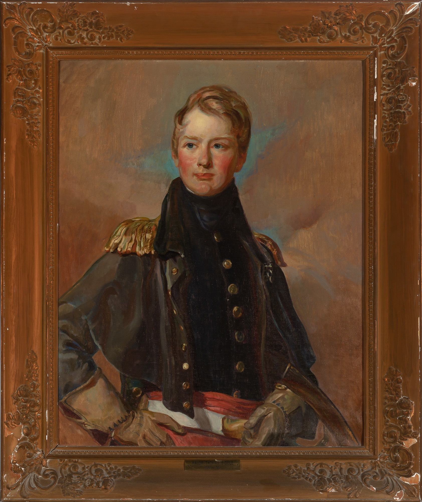 Joseph Sacks | Portrait of Major Thomas Biddle | MutualArt