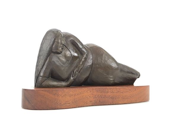 David P. Bradley | DAVID BRADLEY EARTH MOTHER BRONZE SCULPTURE | MutualArt