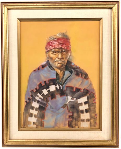 Robin John Anderson | ROBIN ANDERSON NATIVE AMERICAN INDIAN PASTEL ON ...