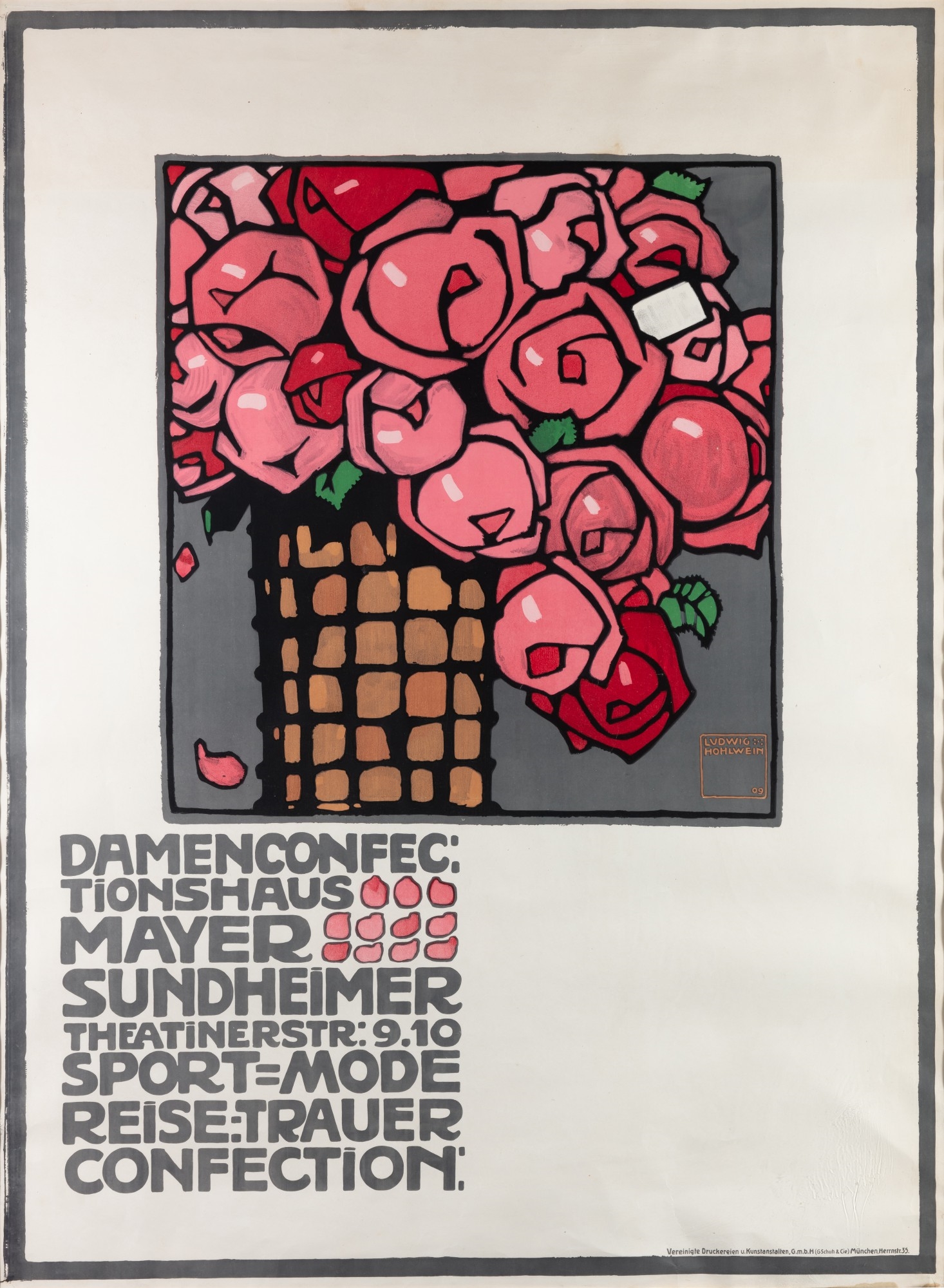 Ludwig Hohlwein | DAMENCONFECTIONSHAUS, MAYER SUNDHEIMER (1909) | MutualArt