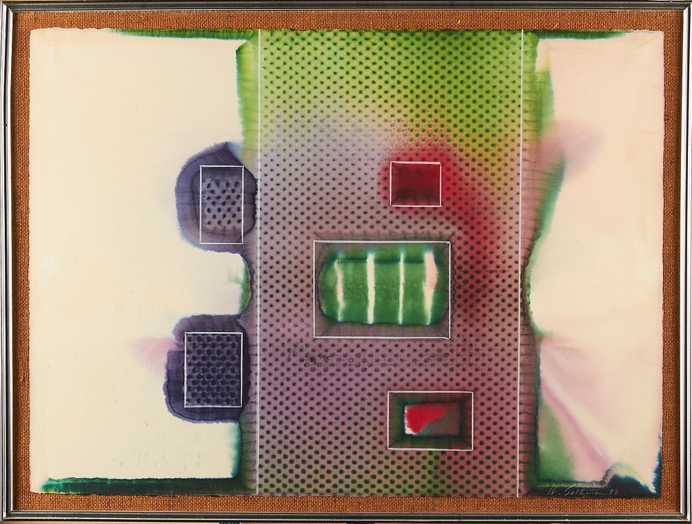 William Saltzman | William Saltzman Abstract Watercolor Painting ...