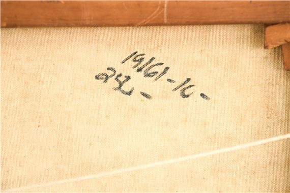 Frank Bolle | Listed artist Frank Bolle abstract oil painting. Bolle ...