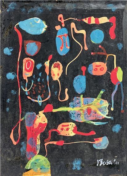 Peter Busa | Indian Space Drawing (1941) | MutualArt