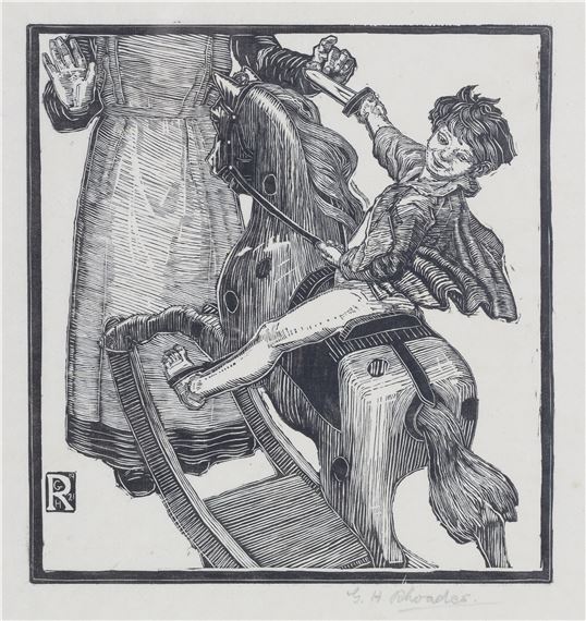 Geoffrey Hamilton‏ Rhoades | The Hobby Horse (1921) | MutualArt