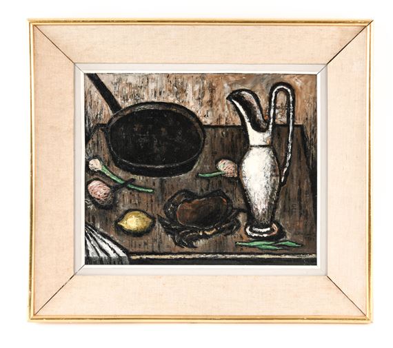 Andre Duranton | 1950s still life oil painting by French artist Andre ...