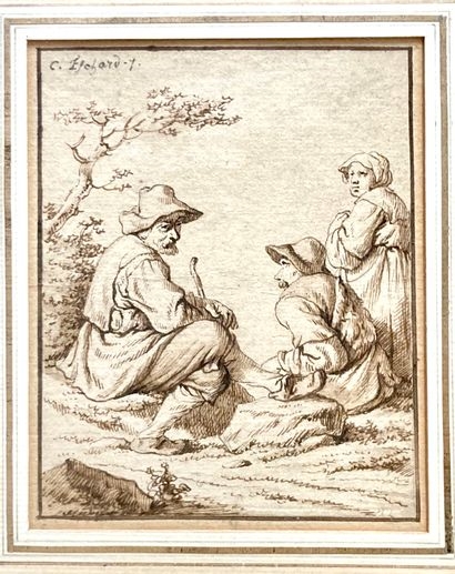 Charles Eschard | The rest of the villagers. | MutualArt