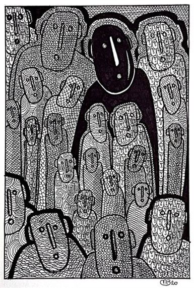 Marc Bourlier | Drawing of April 26, 2020 (2020) | MutualArt