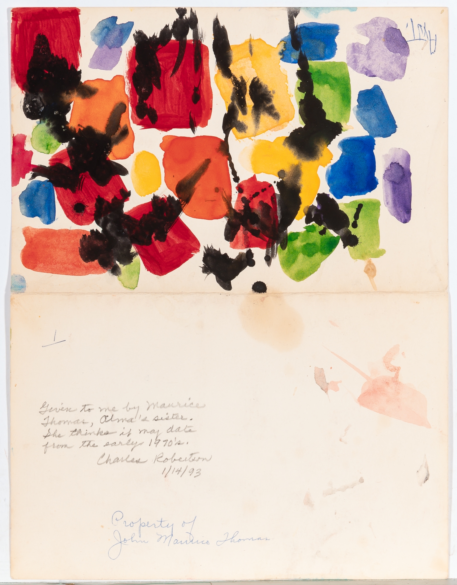 Alma Woodsey‏ Thomas | Untitled (Early 1970s) | MutualArt