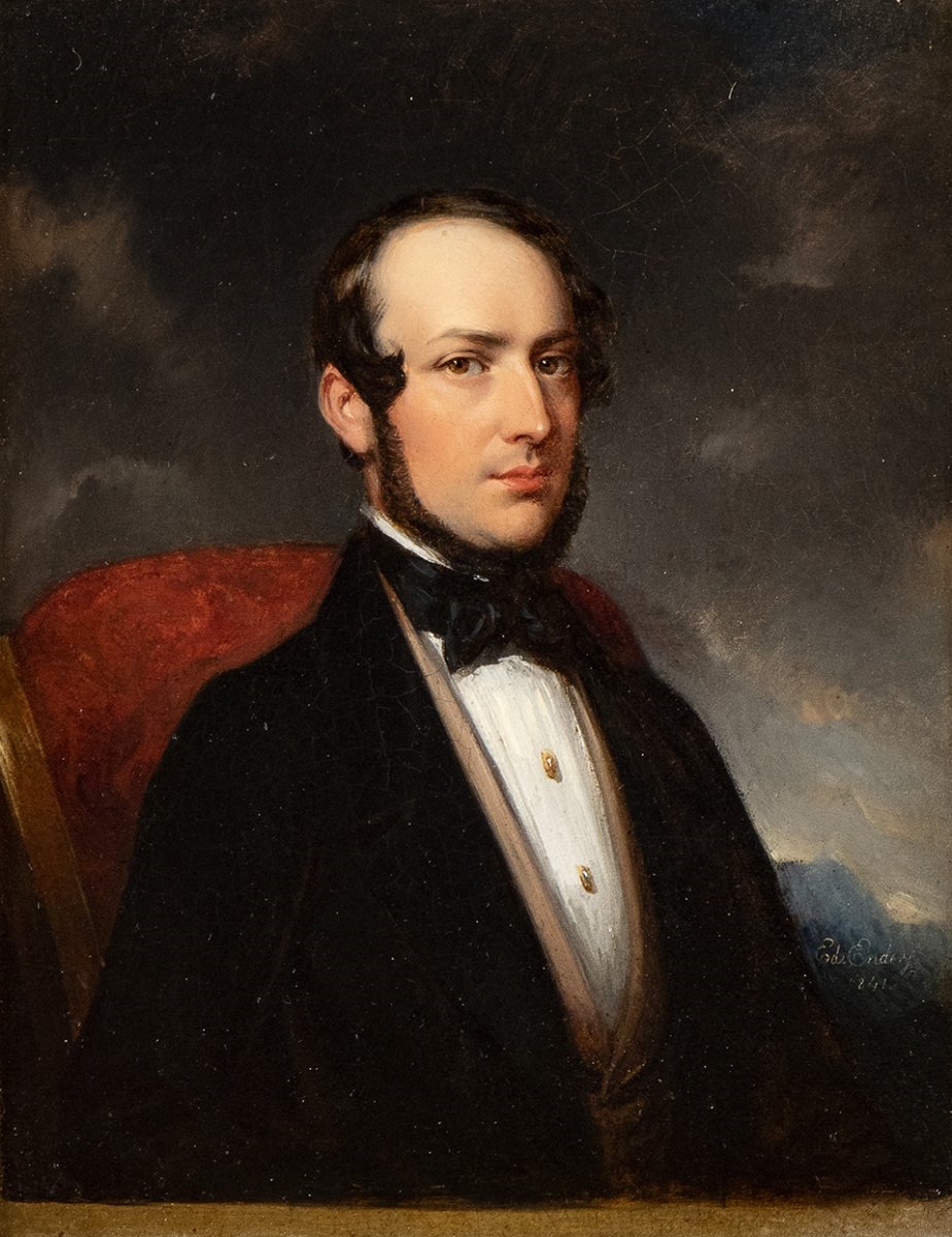 Eduard Ender | Pair of portraits of gentlemen of the Roman nobility ...