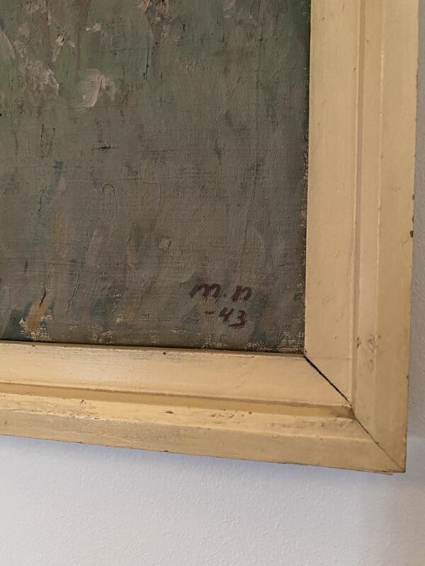 Max Nathan | Landcape with church (1943) | MutualArt