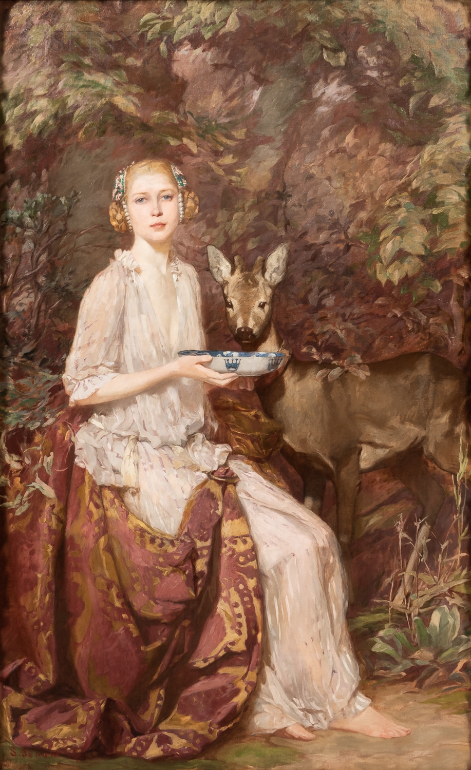 Samuel Isham | A Fairy Tale (1901) | MutualArt