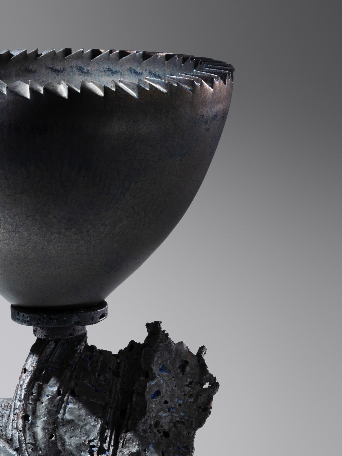 Adrian Saxe | 'Untitled' Mortar Bowl with Stand (1987) | MutualArt
