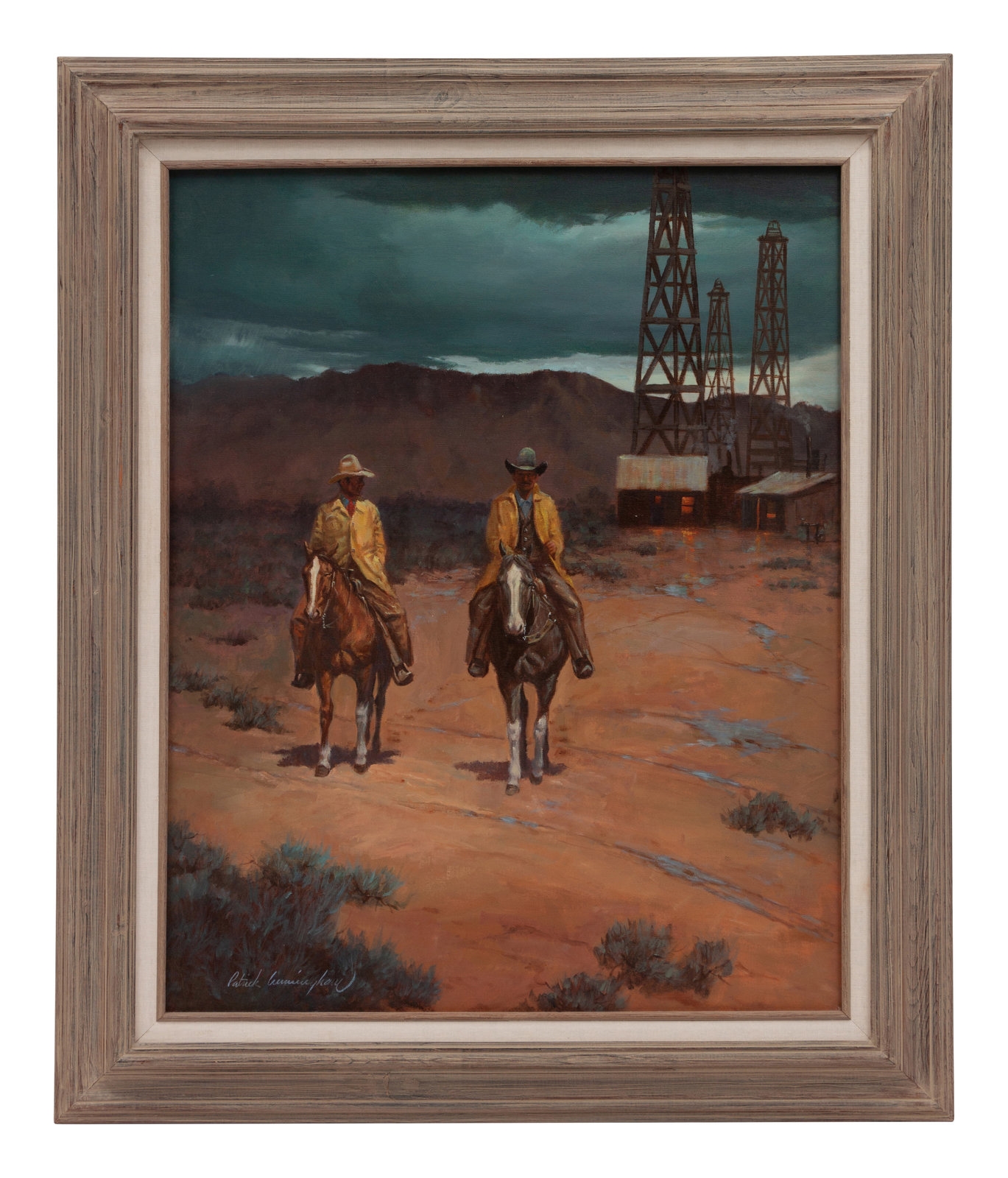 Patrick Cunningham | Cowboys in Yellow Dusters | MutualArt