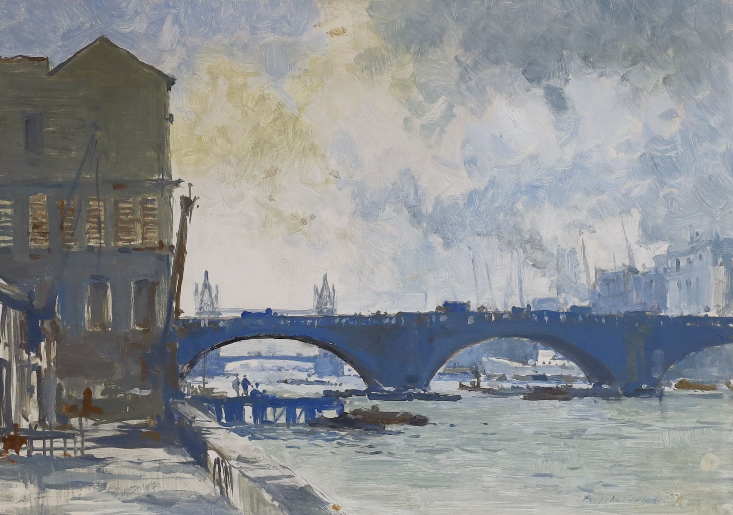 J. Middleton | Bridge over The Thames | MutualArt
