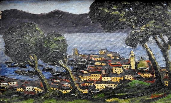 Fritz Scherer | Küstenlandschaft am See | MutualArt