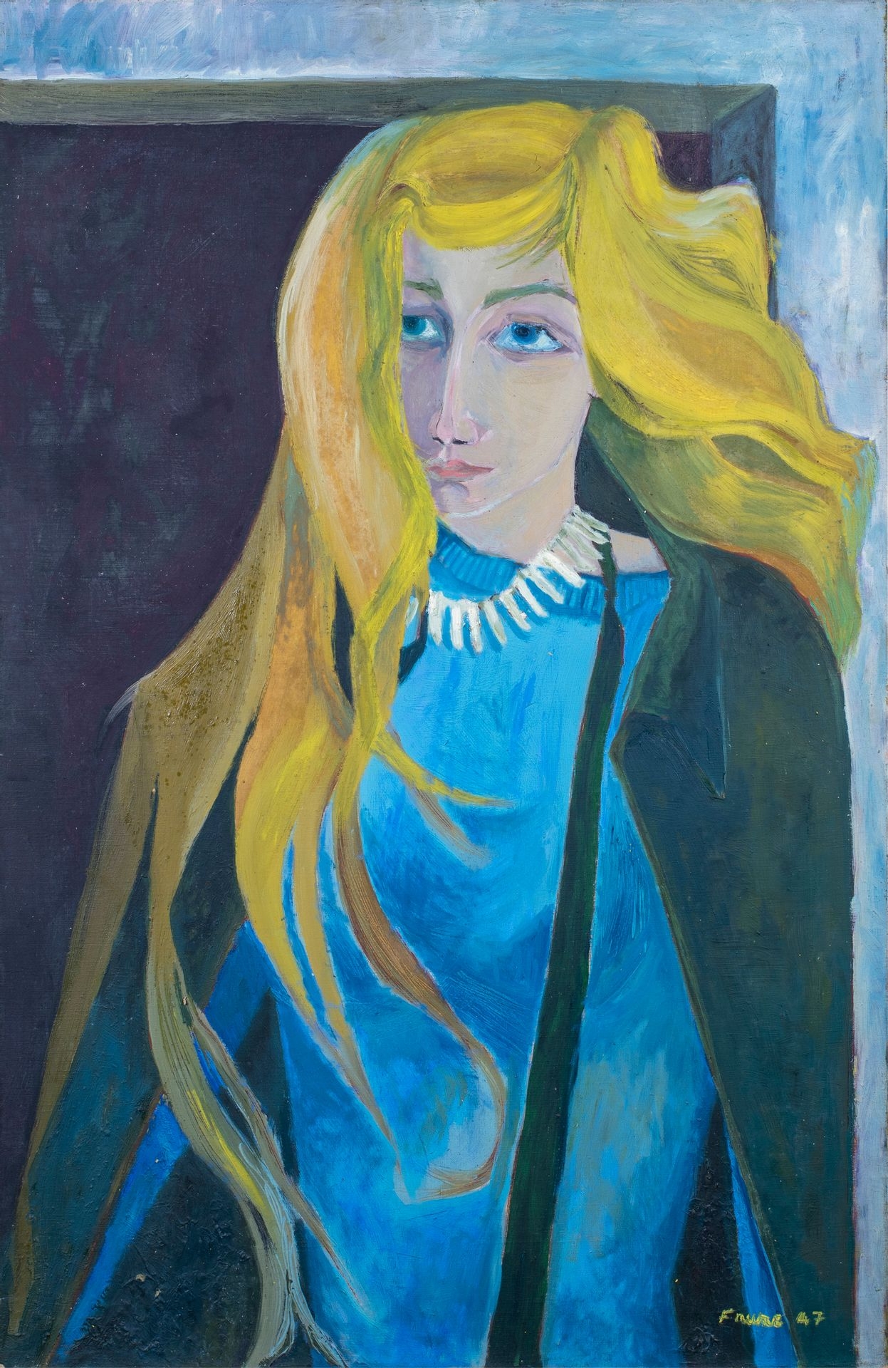 Michel Faure | Portrait of Francine Faure (1947) | MutualArt