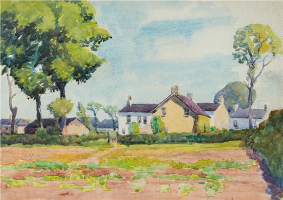 Irish School | FARM BUILDINGS | MutualArt