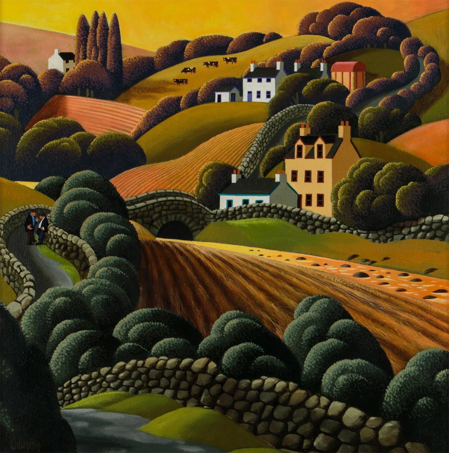 George Callaghan | A STROLL IN THE HILLS | MutualArt