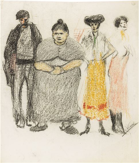 Lorenzo Viani | PERSONAGGI DELLA RUCHE (1908 - 1909) | MutualArt